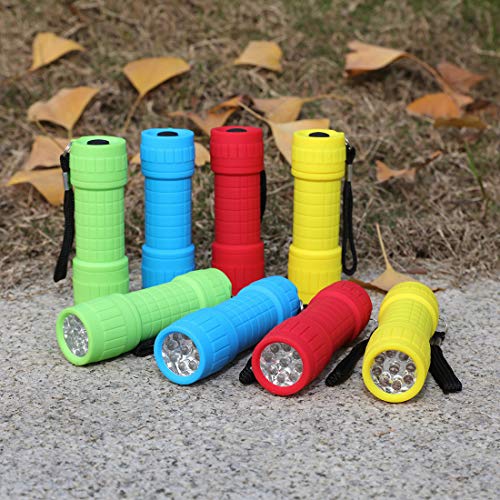 EverBrite 16-Pack Mini LED Flashlight Set - Assorted 4 Colors, 48 AAA ...